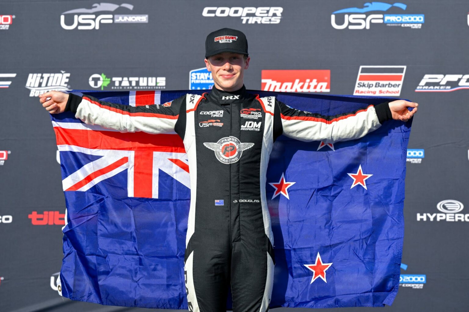 Jacob Douglas takes maiden USF2000 victory - Jacob Douglas